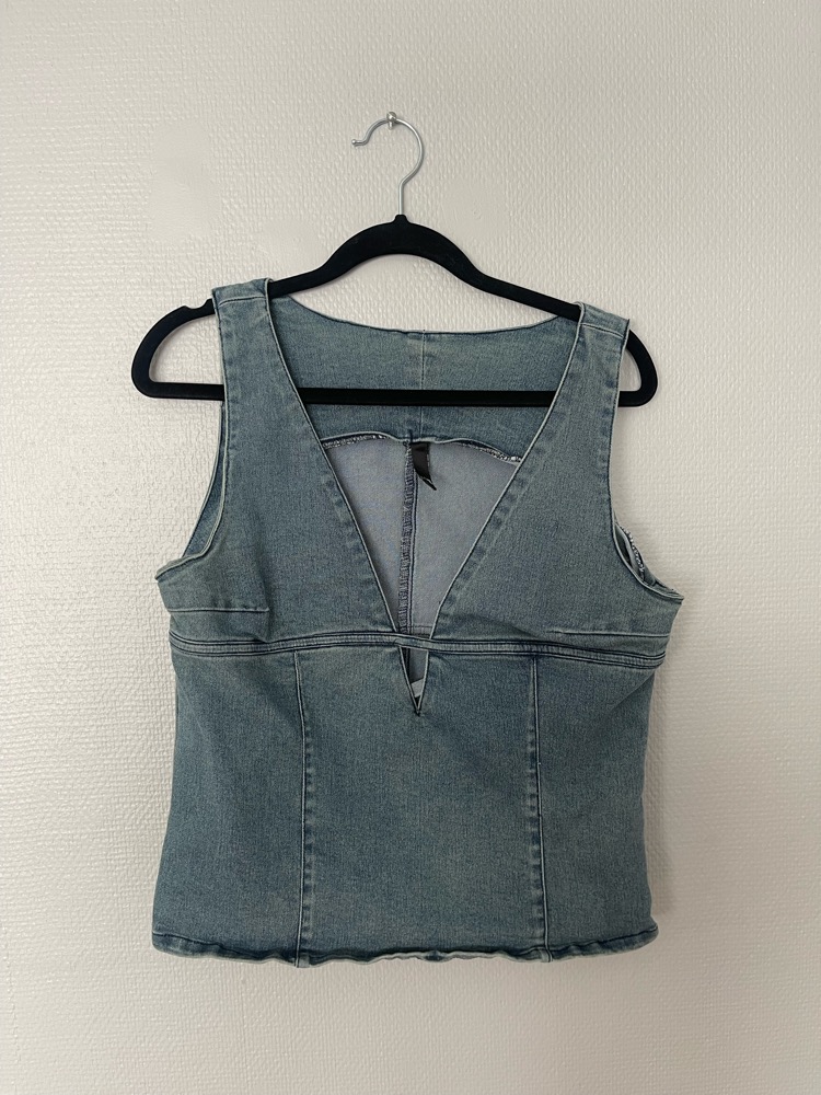 Dongeri-topp, strl 42 - Webshop